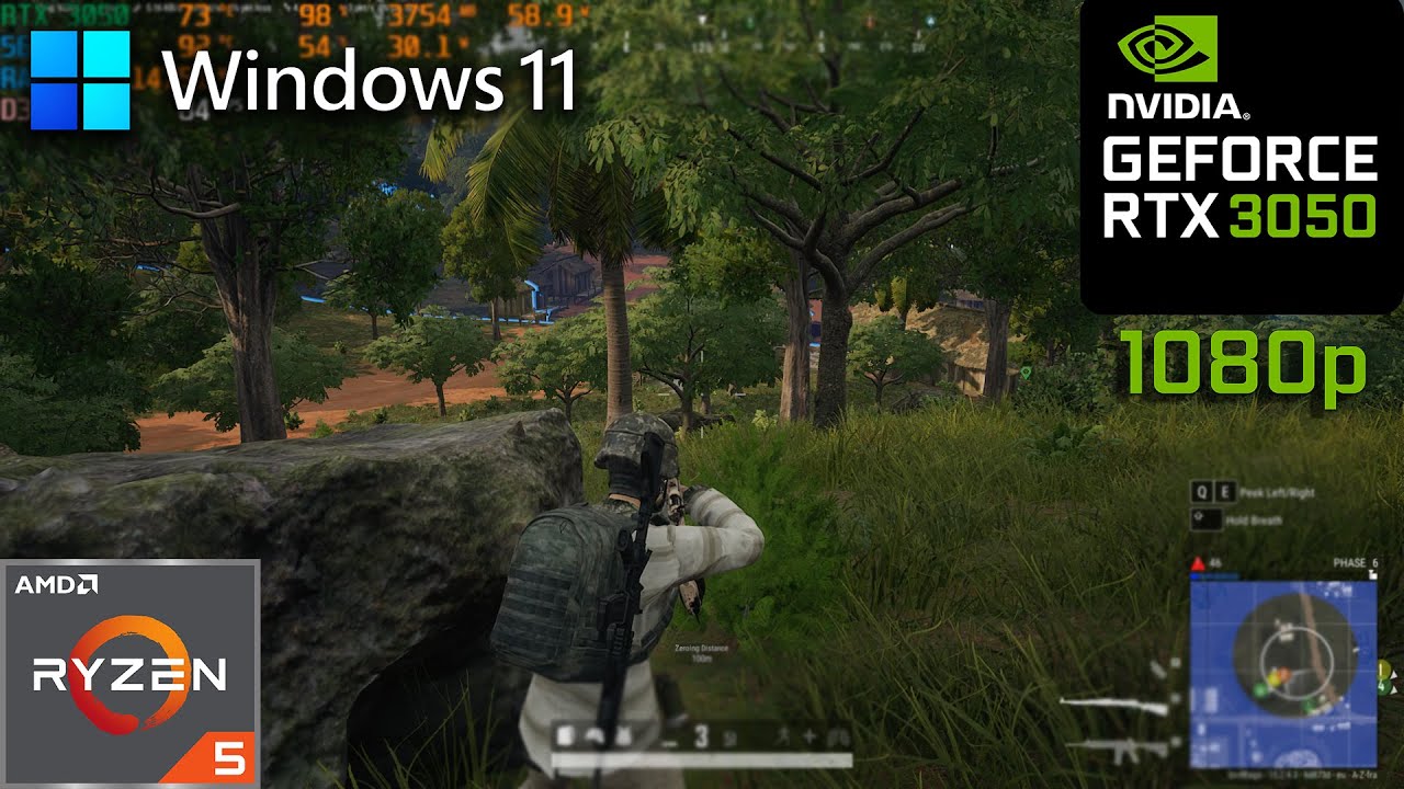 PUBG: Battlegrounds I RTX 3050 4 GB I Windows 11 ( All Settings ) - YouTube