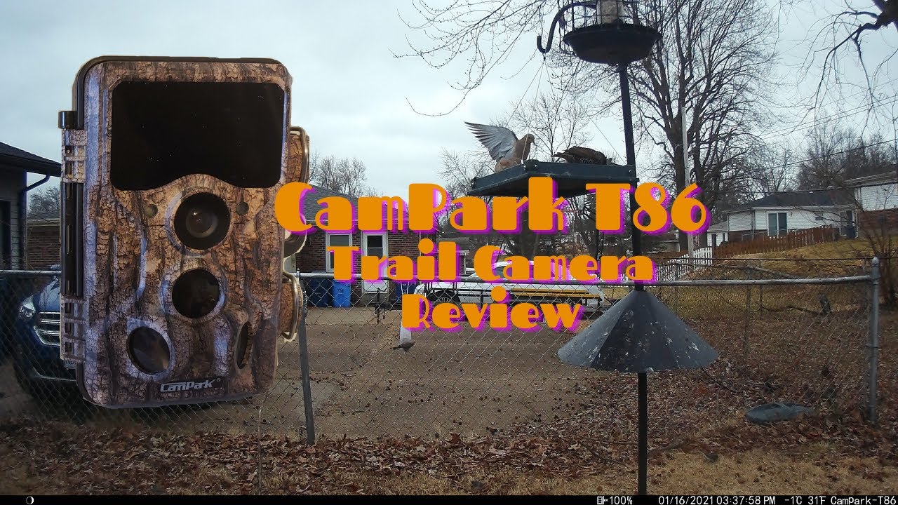 CamPark T86 Trail Camera Set Up and Review - YouTube