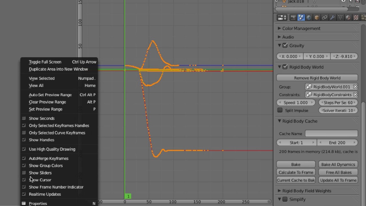 Blender, Lesson 14 06 RigidBodiesPart6 Cache Rendering -Neal Hirsig ...