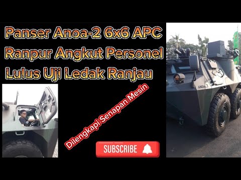 Panser Anoa 6x6 APC Buatan Pindad, Ranpur Angkut Personel Telah Lulus ...