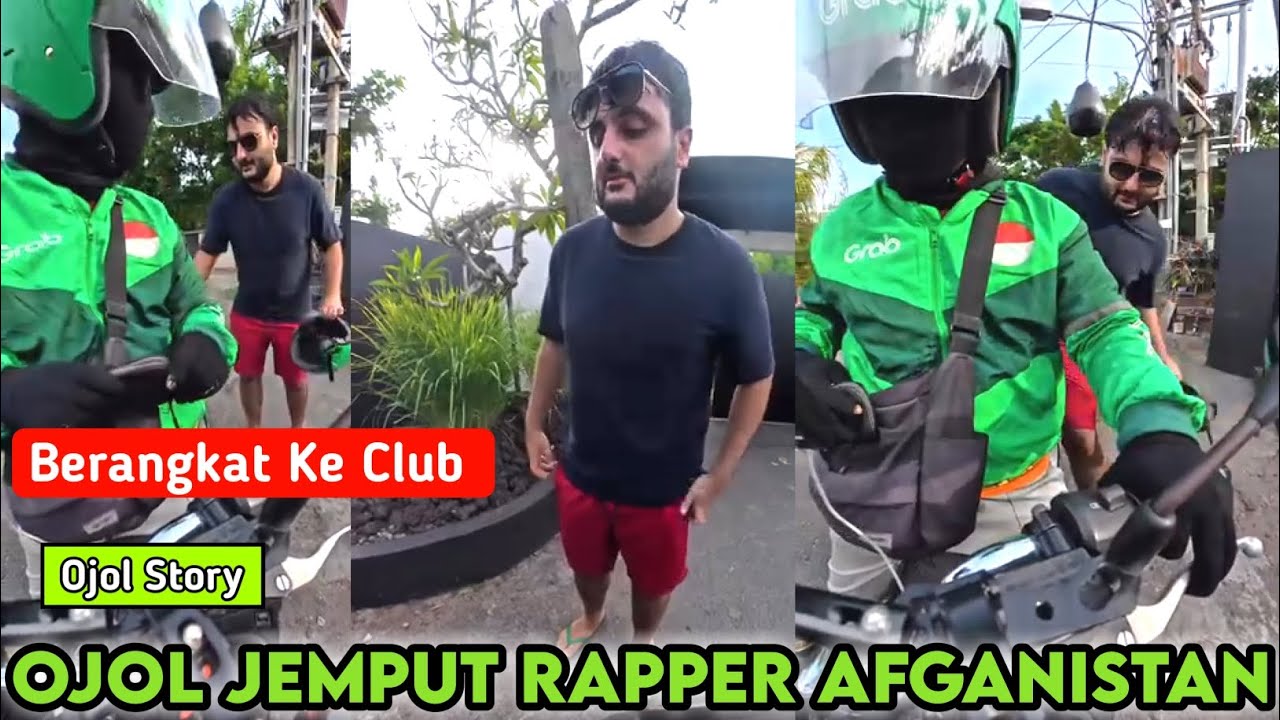OJOL BALI JEMPUT BULE RAPPER AFGANISTAN - YouTube