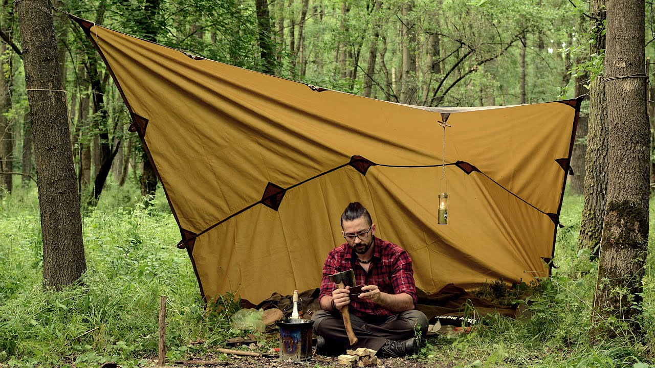 Bushcraft trip - One day, in the forest - YouTube