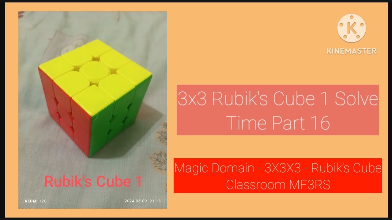 3x3 Rubik's Cube 1 Solve Timer Part 16 - YouTube