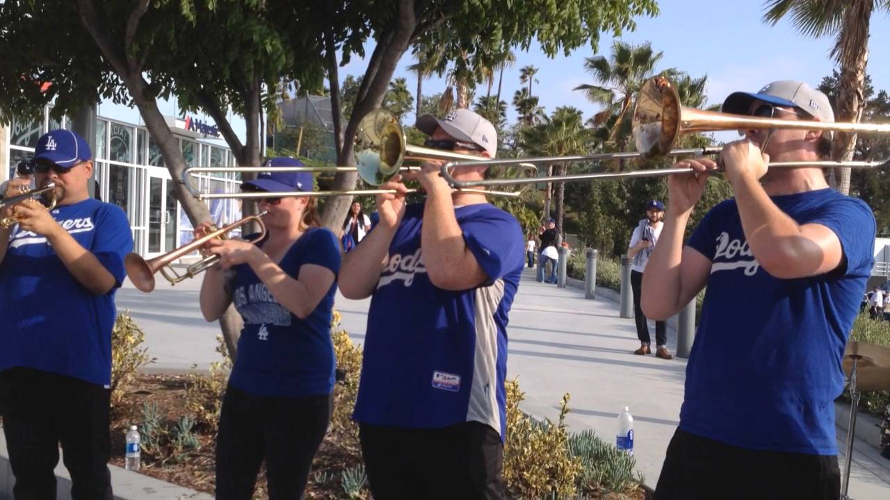 Los Angeles Dodgers Band @ Dodger Stadium - YouTube
