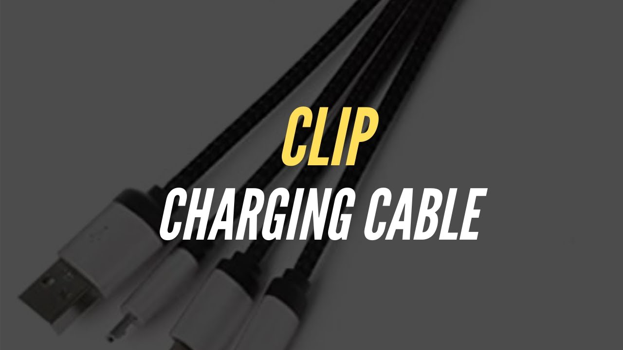 EP124: Super Cool And Trendy Clip On USB Charging Cable - YouTube