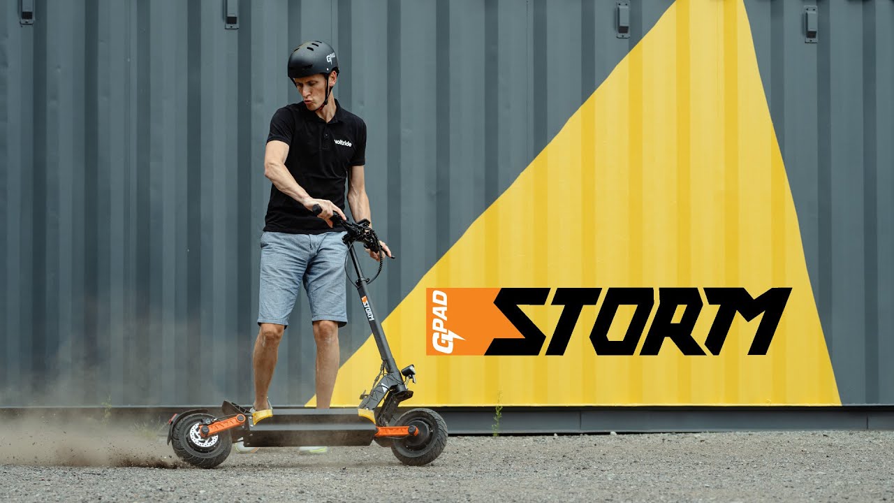 GPAD STORM - Uusim mudeliseeria elektritõukerataste maailmas! - YouTube