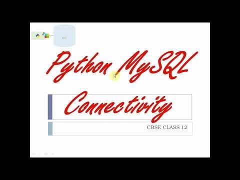 Python MySQL database Connectivity Class 12 - YouTube