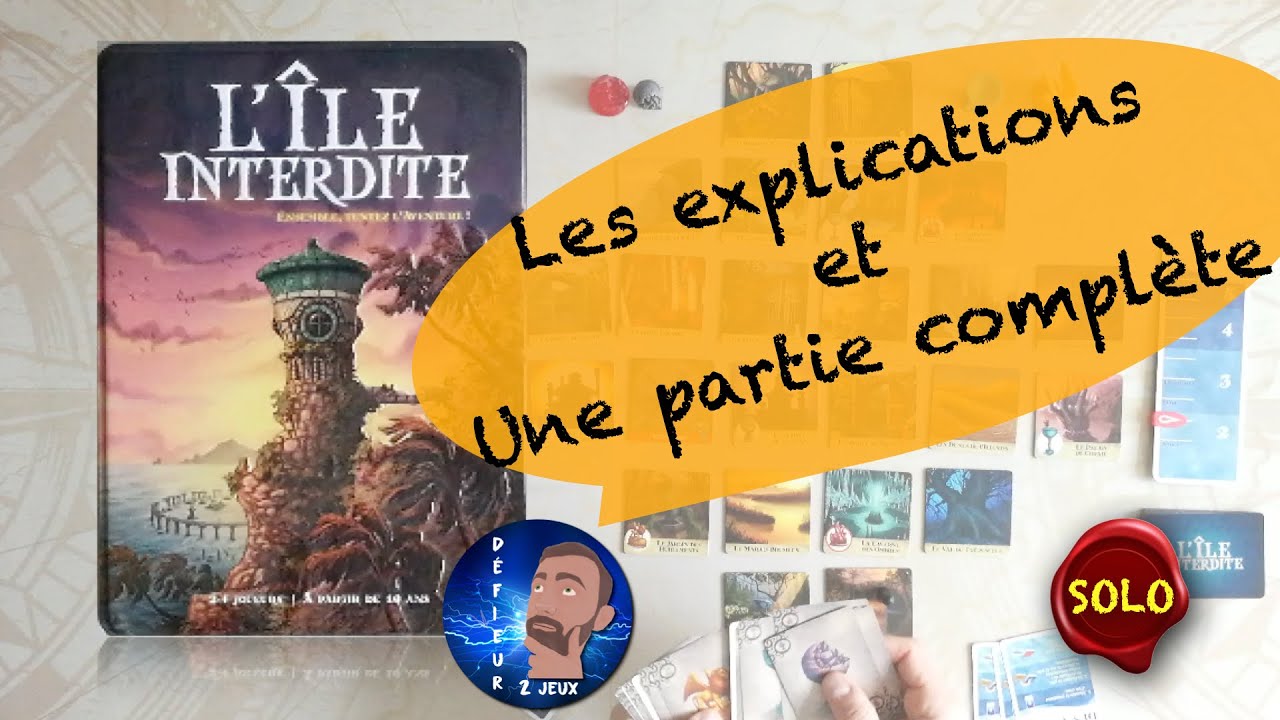 L'ile interdite - explications et partie solo - YouTube