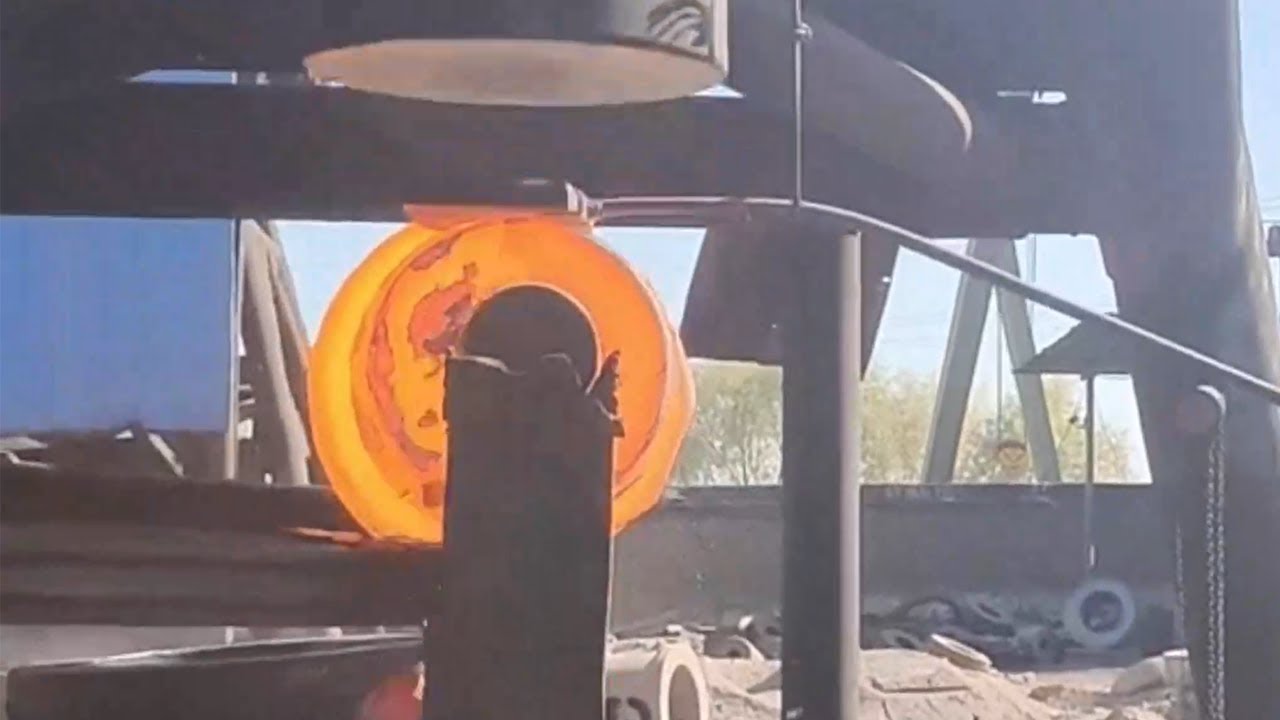 Forging giant iron rings- Modern Forming Technology, Hot forging ...