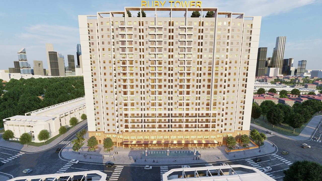 video 3d dự án ruby tower - YouTube