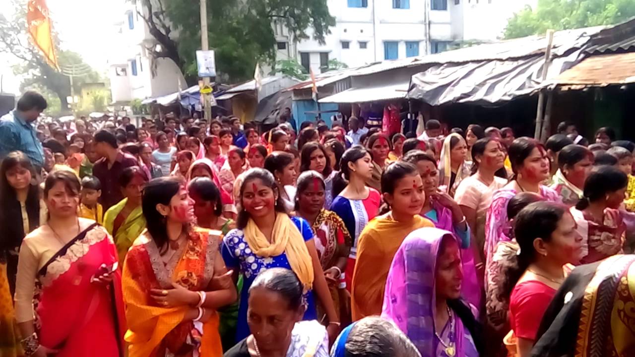 Barabazar,purulia,singha pariwar bijoya doshomi 2016 - YouTube