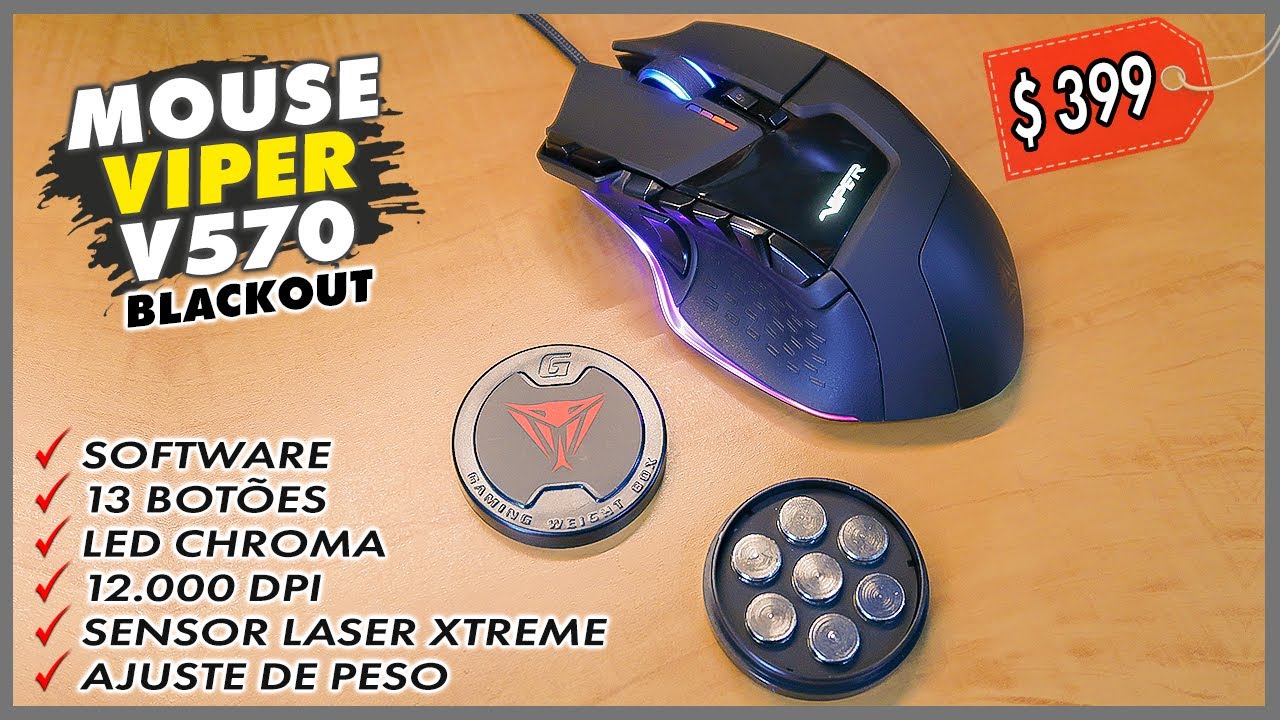 O MOUSE MAIS COMPLETO QUE JÁ TESTEI! PERFEITO PARA MMO E FPS - YouTube