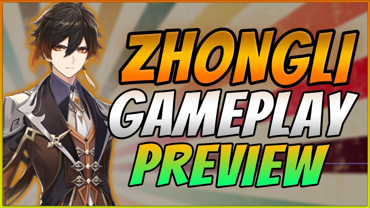 Zhongli Gameplay Preview | Animations, Abilities and Talents | Genshin ...