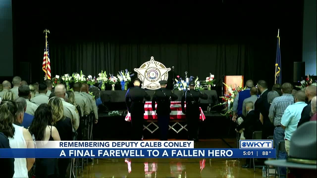 WATCH | Funeral service held for Deputy Caleb Conley - YouTube
