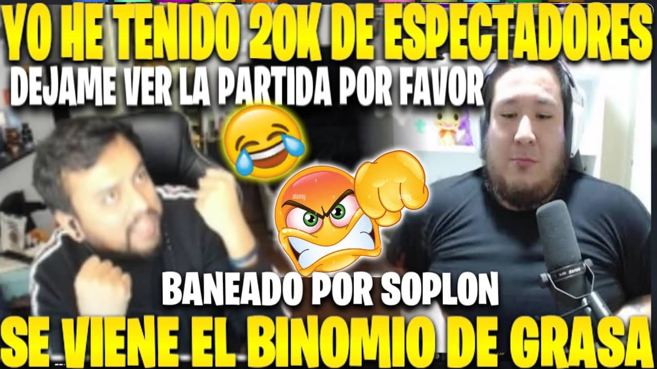 😡YO HE TENIDO 20K DE ESPECTADORES🔥BANEADO POR SOPLON🤣 - YouTube