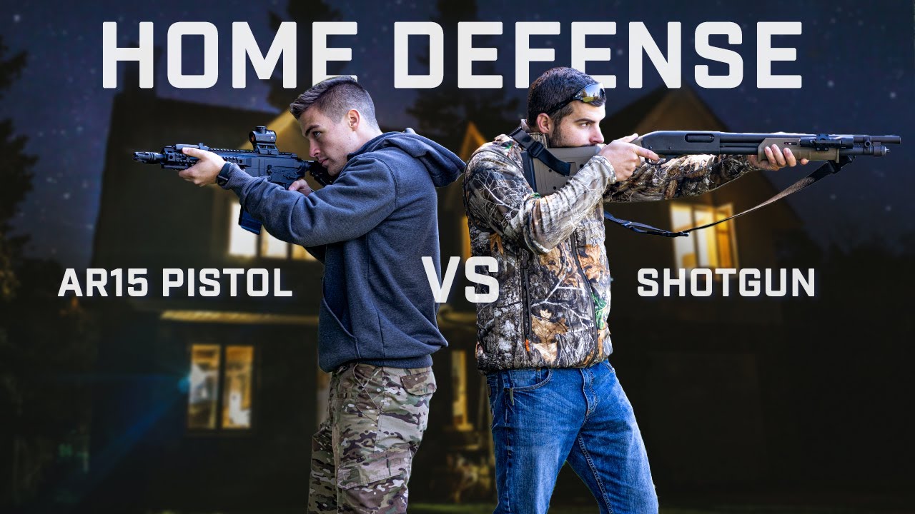 AR-15 vs Shotgun: Home Defense - YouTube