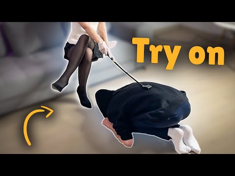 [4K USA] Silent Authority 🖤 Whip, Heels & Controlled Elegance | Femdom Power Routine