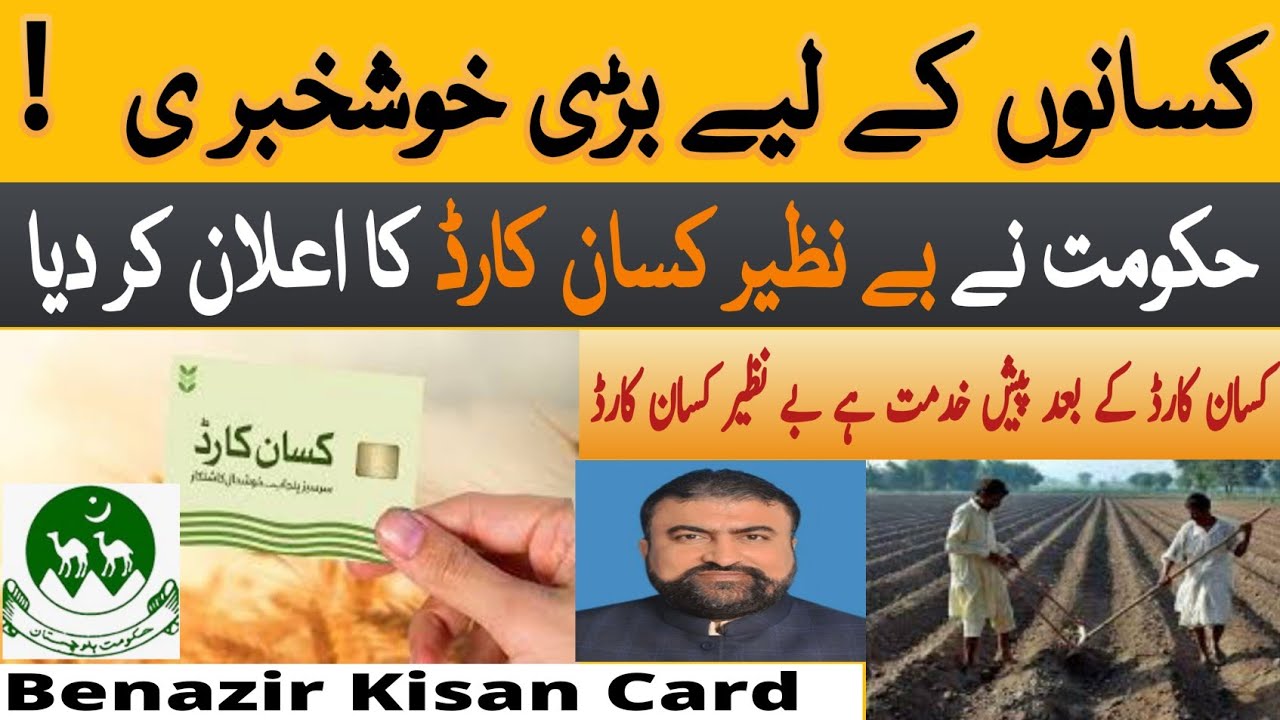 "Benazir Kisan Card: Big News for Farmers! Benazir Kisan Card Full ...