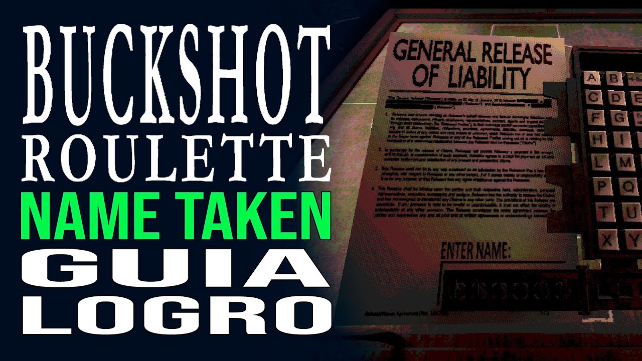 Cómo conseguir el logro Name Taken - Buckshot Roulette - YouTube