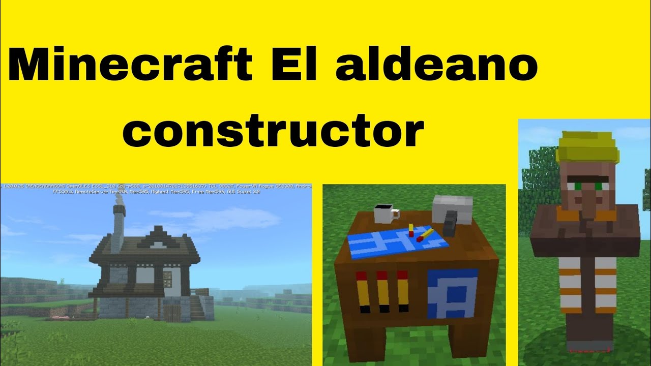 Minecraft El aldeano constructor - YouTube