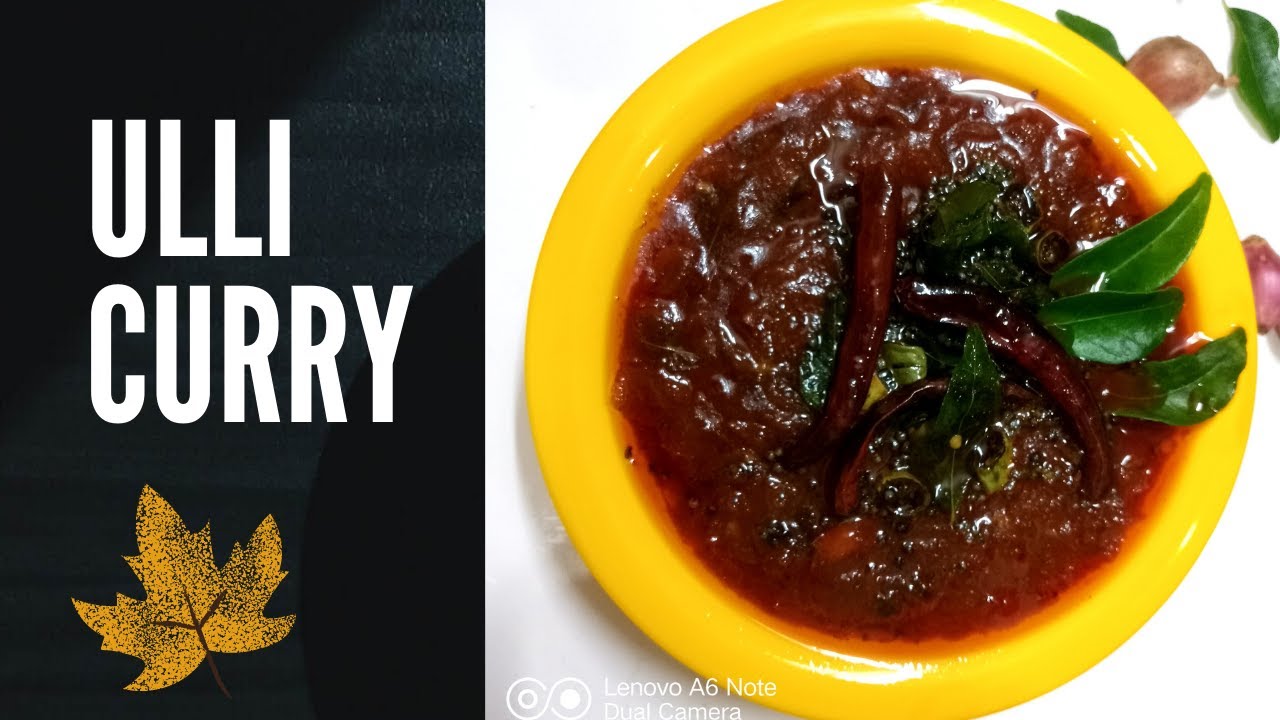 Ulli Curry # Sadhya special Ulli Curry # Ulli Thoducurry # Recipe # 22 ...