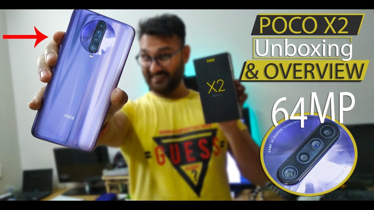 POCO X2 Matrix Purple 8gb/256gb Quick Unboxing & Hands-On Review (Hindi ...