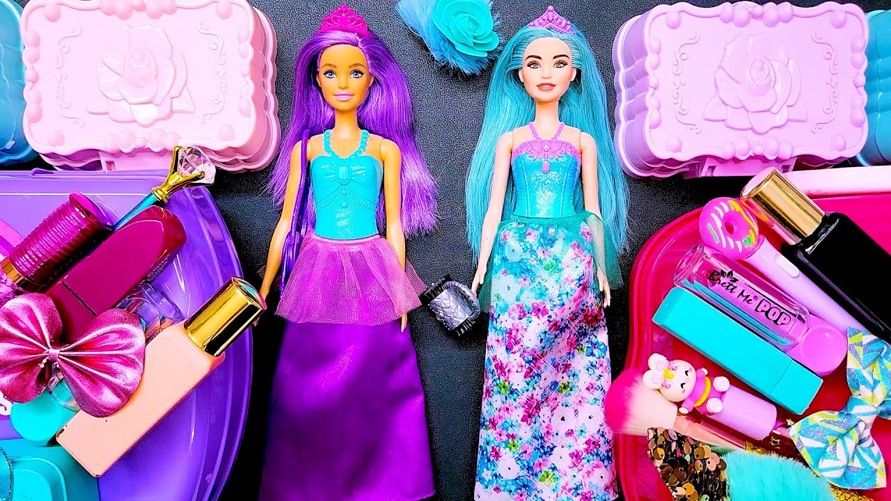 [🐰toy asmr🐰] Barbie Fidget toys & Big fidget board ASMR 피젯보드 Satisfying ...