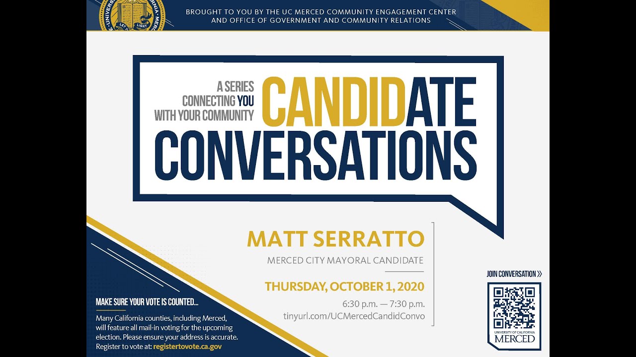 10-1-2020: Candidates and Conversations: Matt Serratto (Candidate for ...