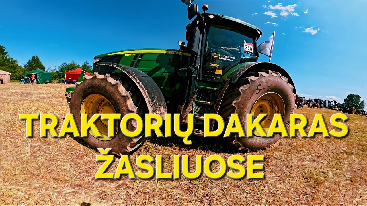 TRAKTORIŲ DAKARAS ŽASLIAI - YouTube
