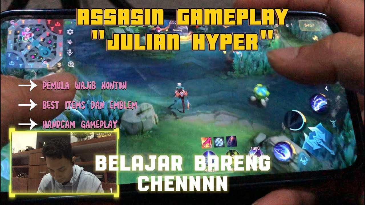 Handcam ️ Assasin Gameplay Julian Hyper | Tutorial Julian Jungle | Belajar Bareng Chennnn - YouTube