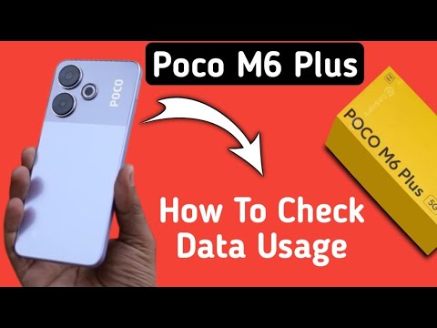 Poco M6 Plus data usage kaise dekhe, how to see mobile data usage in poco, check wifi usage in ...