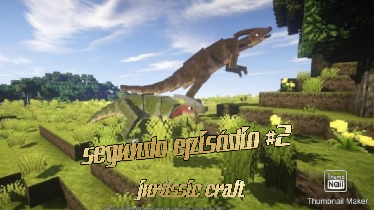 Jurássic craft #2 procurando um lugar para morar - YouTube
