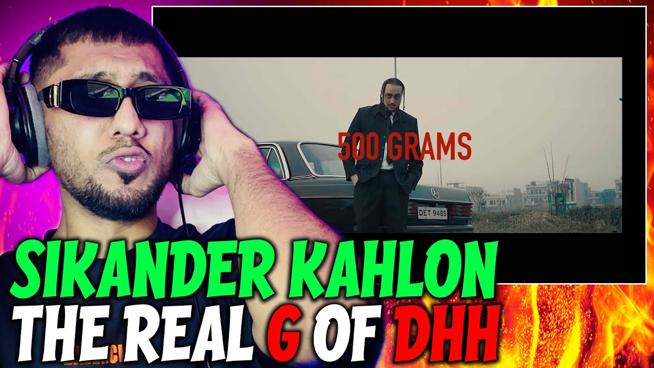 Pakistani Rapper Reacts to Sikander Kahlon 500 Grams - YouTube