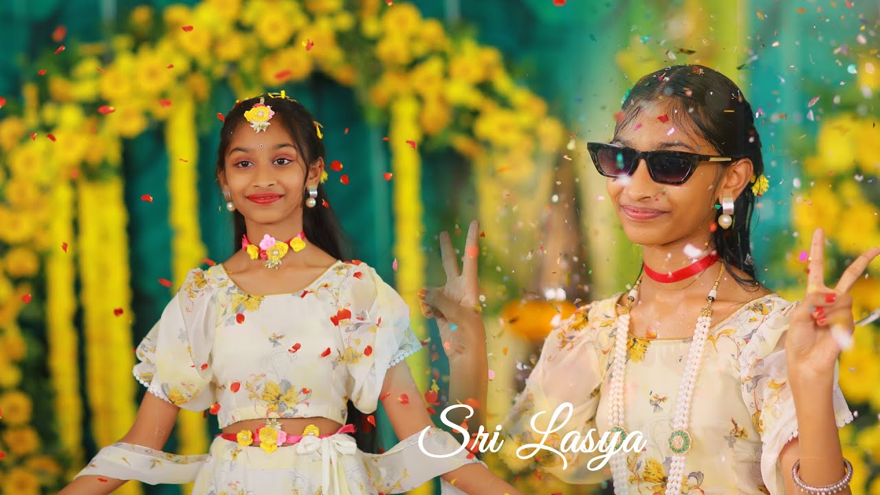 Haldi Ceremony || Sri Lasya || 2023 || Half Saree || Cbd photography || - YouTube