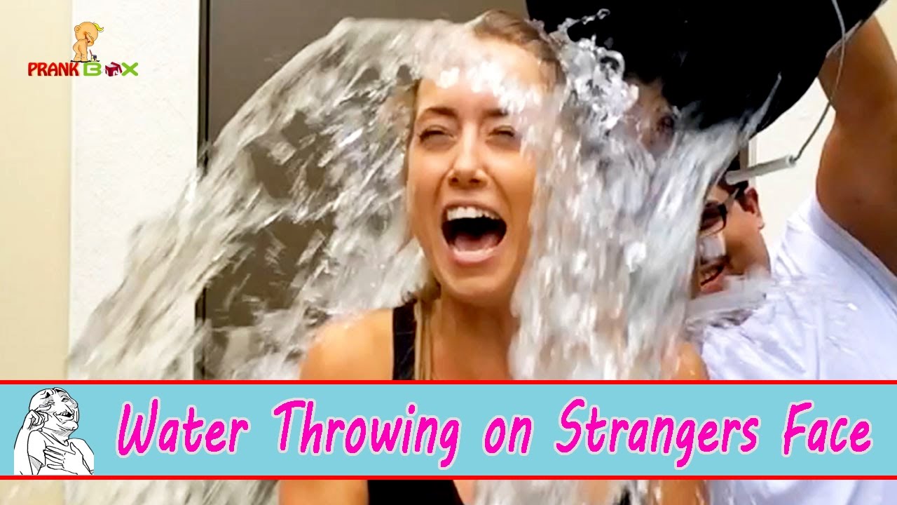 Water Throwing on Strangers Face - YouTube