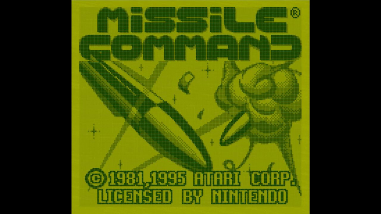 Arcade Classics Missile Command (Game Boy) - YouTube