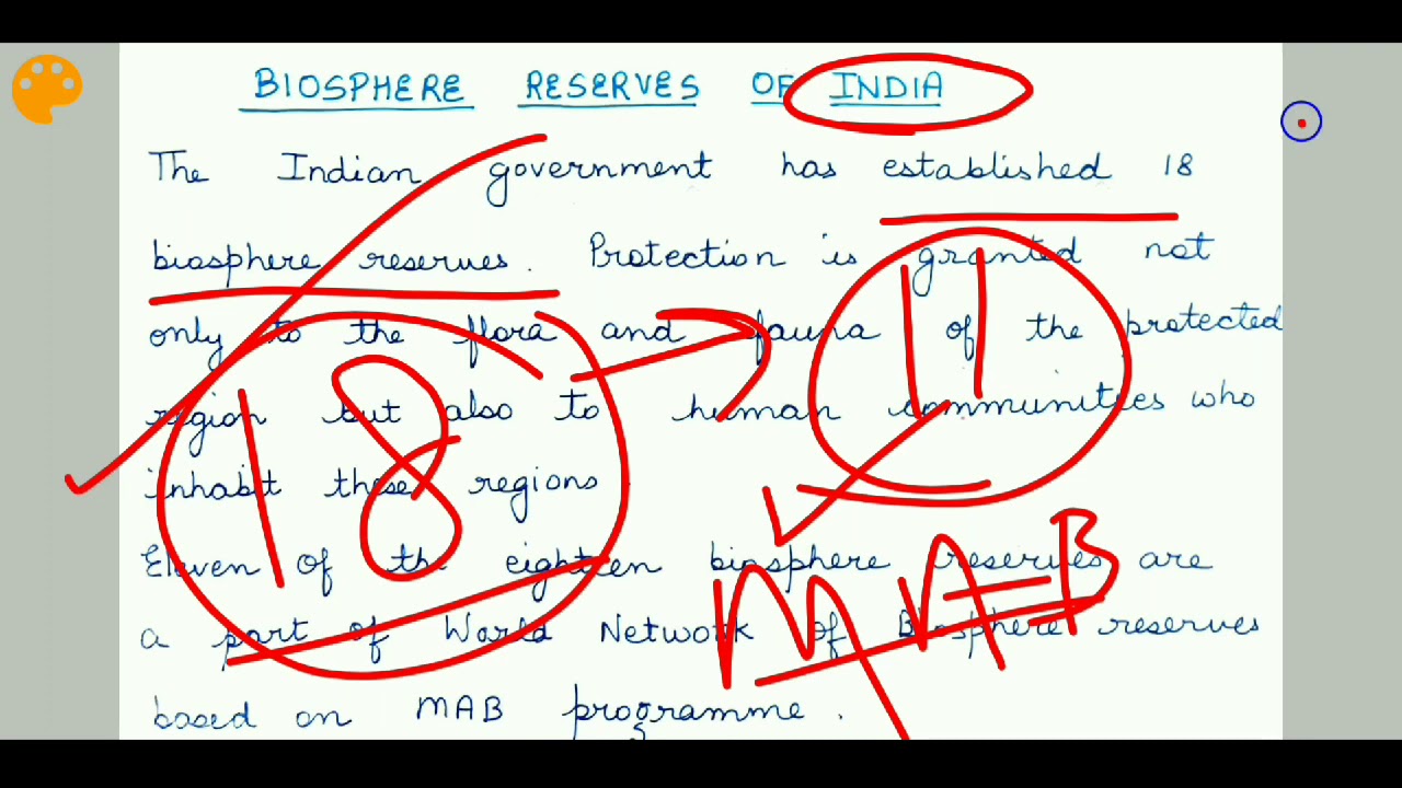 Biosphere Reserves of India for all competetive exams|| UNESCO Man and ...