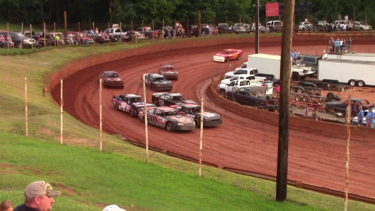 Winder Barrow Speedway Modified Street Feature Race 7/18/15 - YouTube
