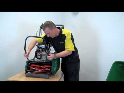 Qualcast CPM35 Cylinder Mower - Unpacking, assembling & preparing to ...