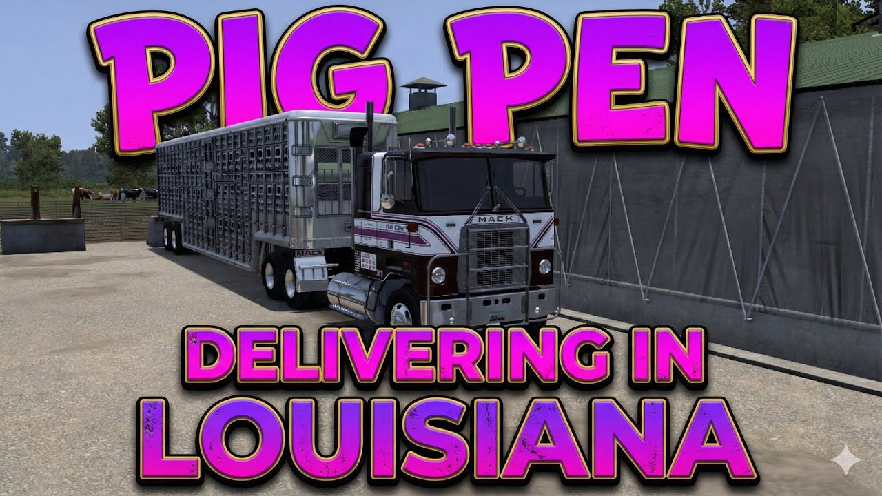 🐷💨 PIG PEN HAUL! | Cory Watson’s Mack Cruiseliner Delivering in ...