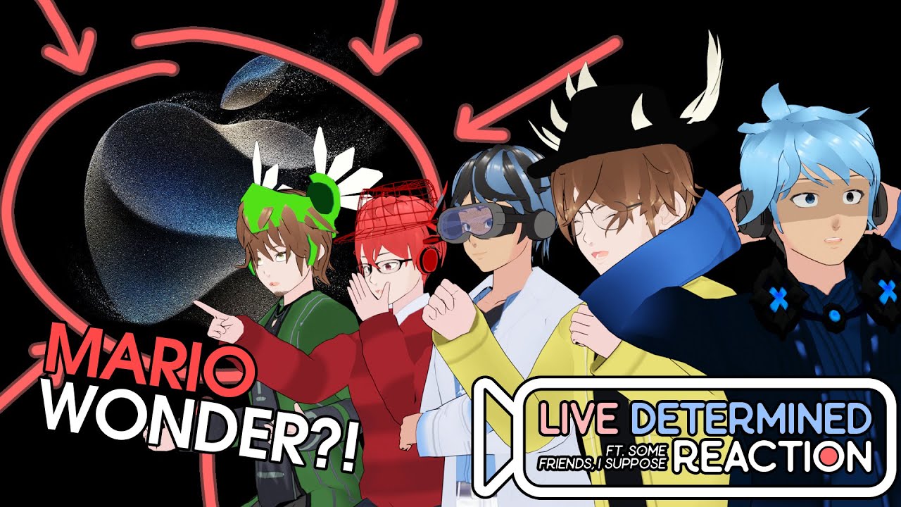「Apple Event: WATCHALONG」MARIO WONDER?! /j | DeterminedStream #26 - YouTube