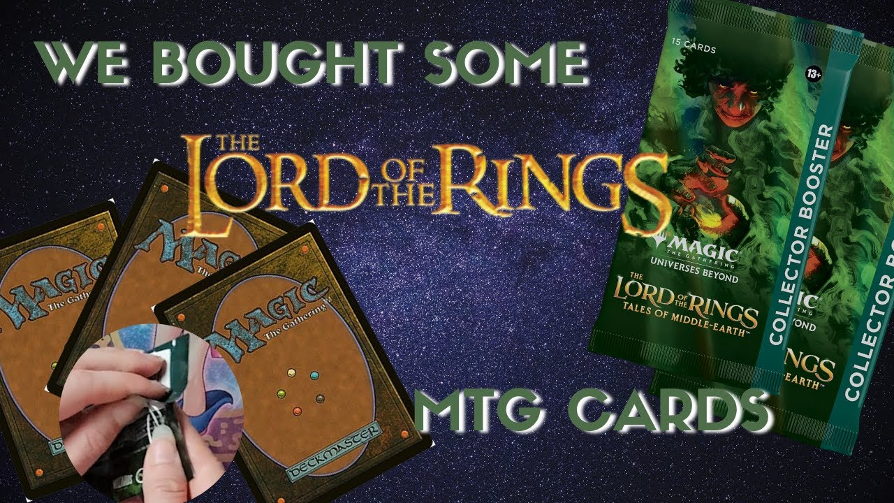 Lord of the rings Magic the Gathering Opening - YouTube