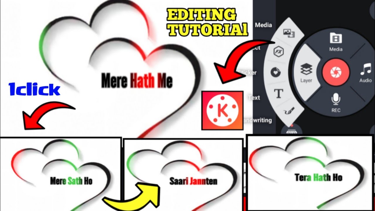 White Screen Status LyricsVideo Editing in Kinemaster | Amitcreation ...