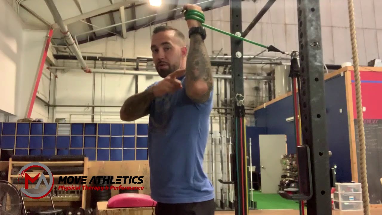 90/90 Shoulder Internal Rotation - Unsupported - YouTube