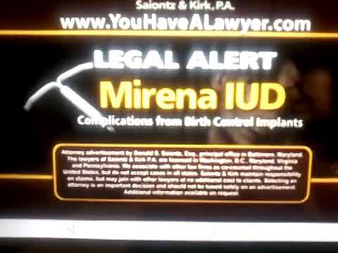 SAIONTZ & KIRK P.A. TV COMMERCIAL MIRENA IUD - ISPOT.TV - YouTube