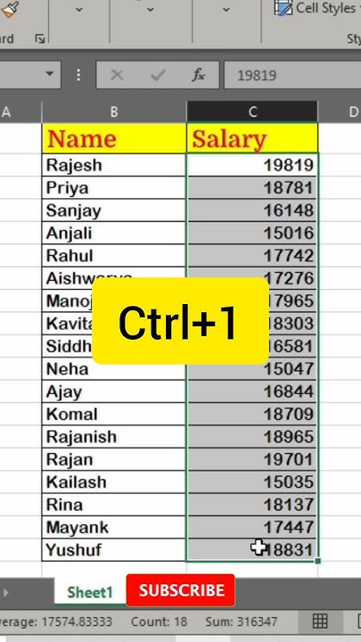 Excel Real Job Interview Question🤔 Currency💵 Tips And Tricks || #excel #exceltutorial #shorts ...