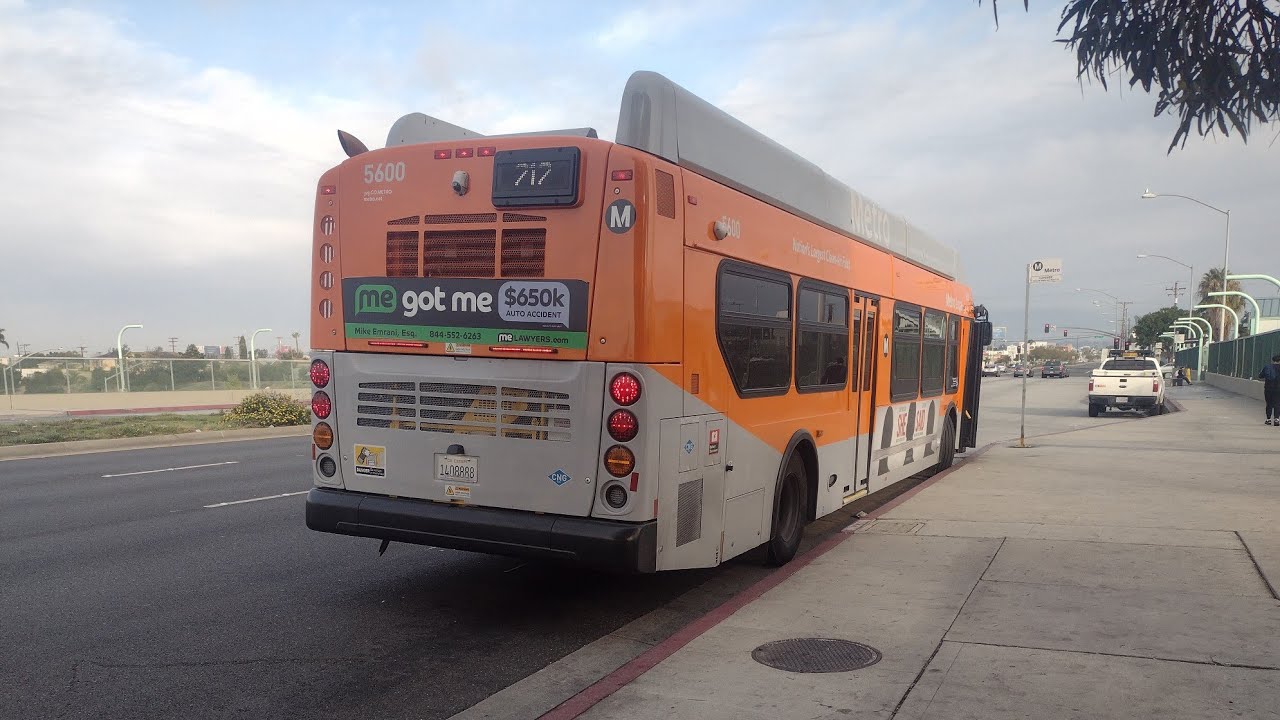 Full Ride LA Metro Line 212 Hollywood to Hawthorne / Lennox Station ...