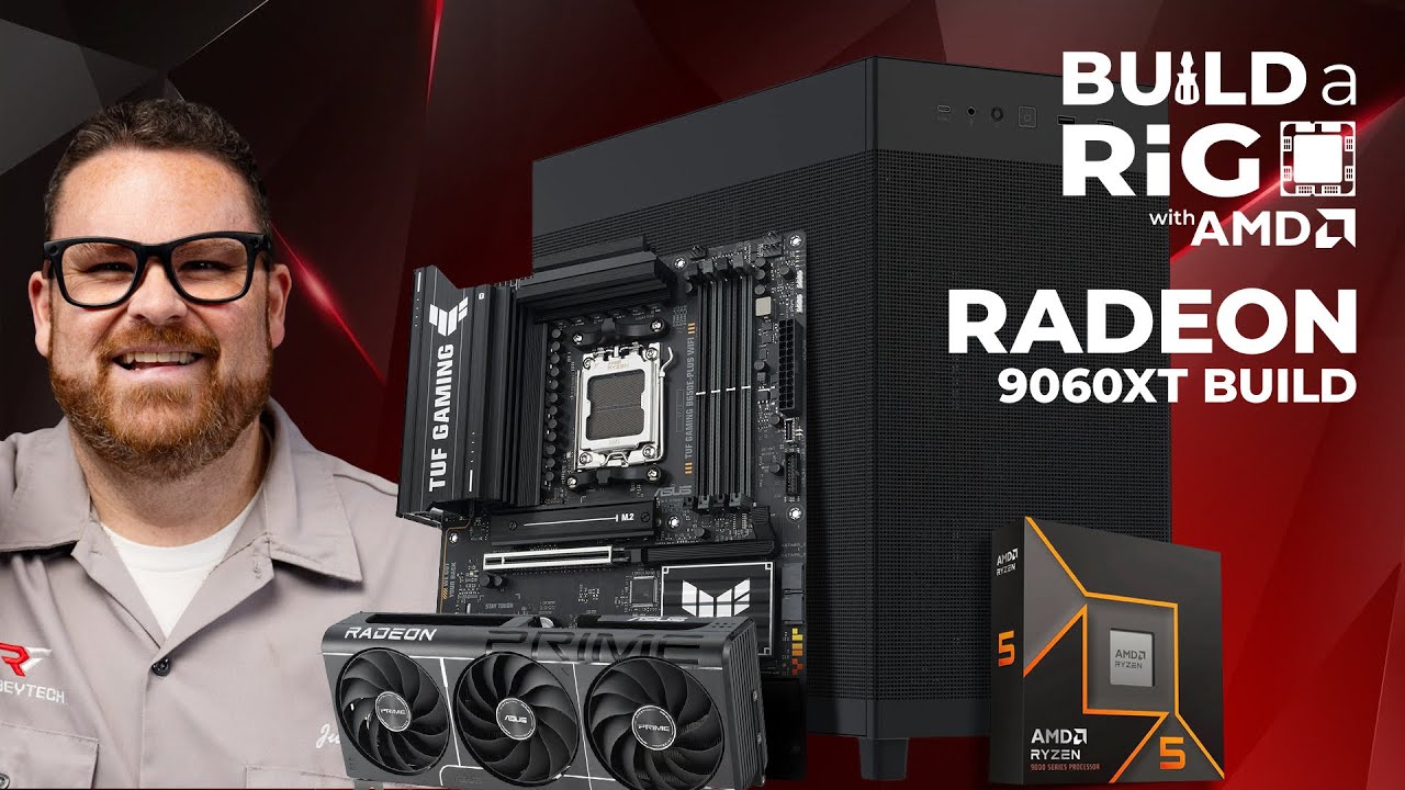 The ASUS Prime AP303 Build (Ryzen 5 9600x / RX 9060XT) - YouTube