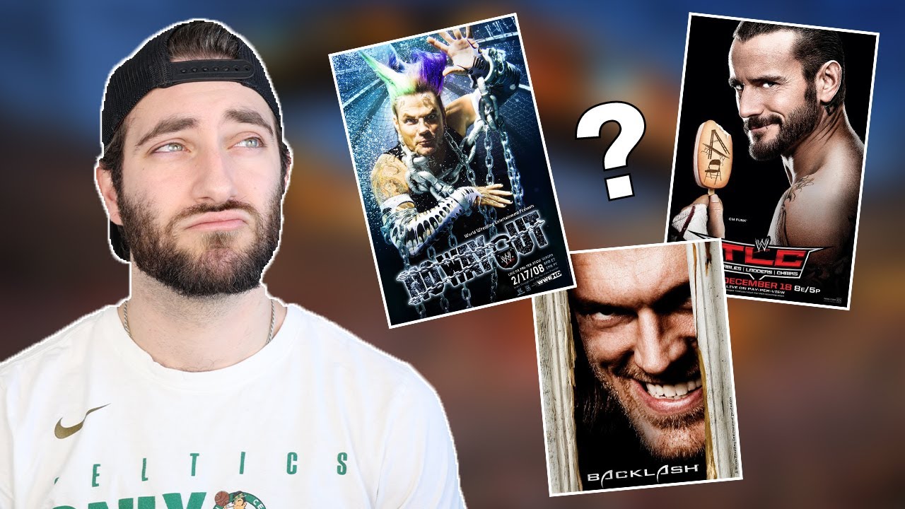 The Best WWE PPV Posters of ALL TIME! - YouTube