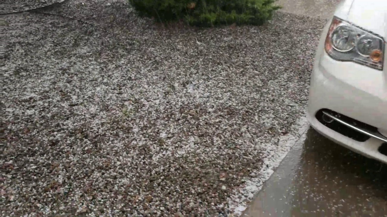 Hail Storm Colorado Springs July 1st, 2017 - YouTube
